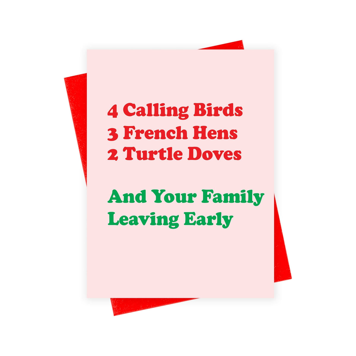 Four Days Of Christmas Card – Calliope Paperie