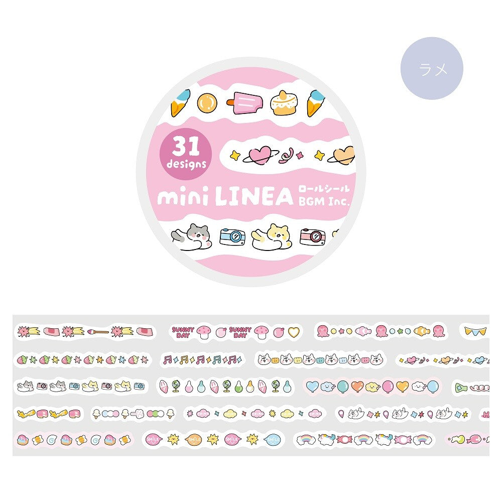 Bitty Pink Sticker Roll – Calliope Paperie