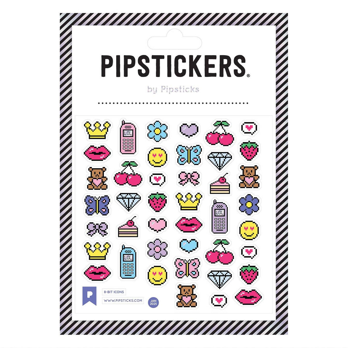 8-Bit Coin Stickers – Calliope Paperie