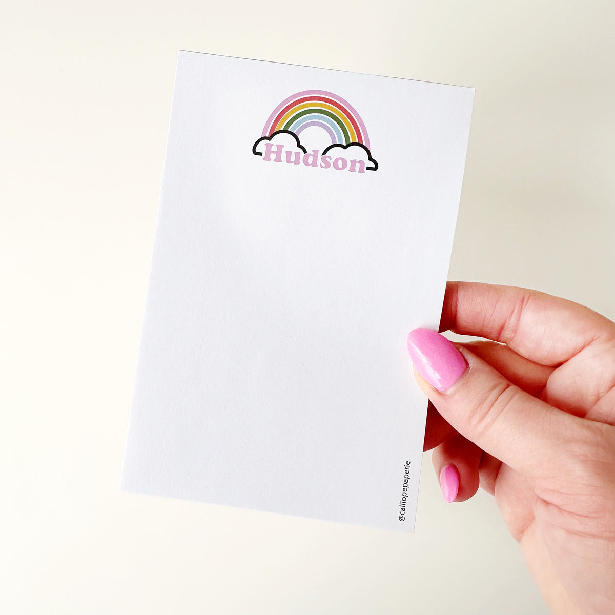 Hudson Rainbow Notepad – Calliope Paperie