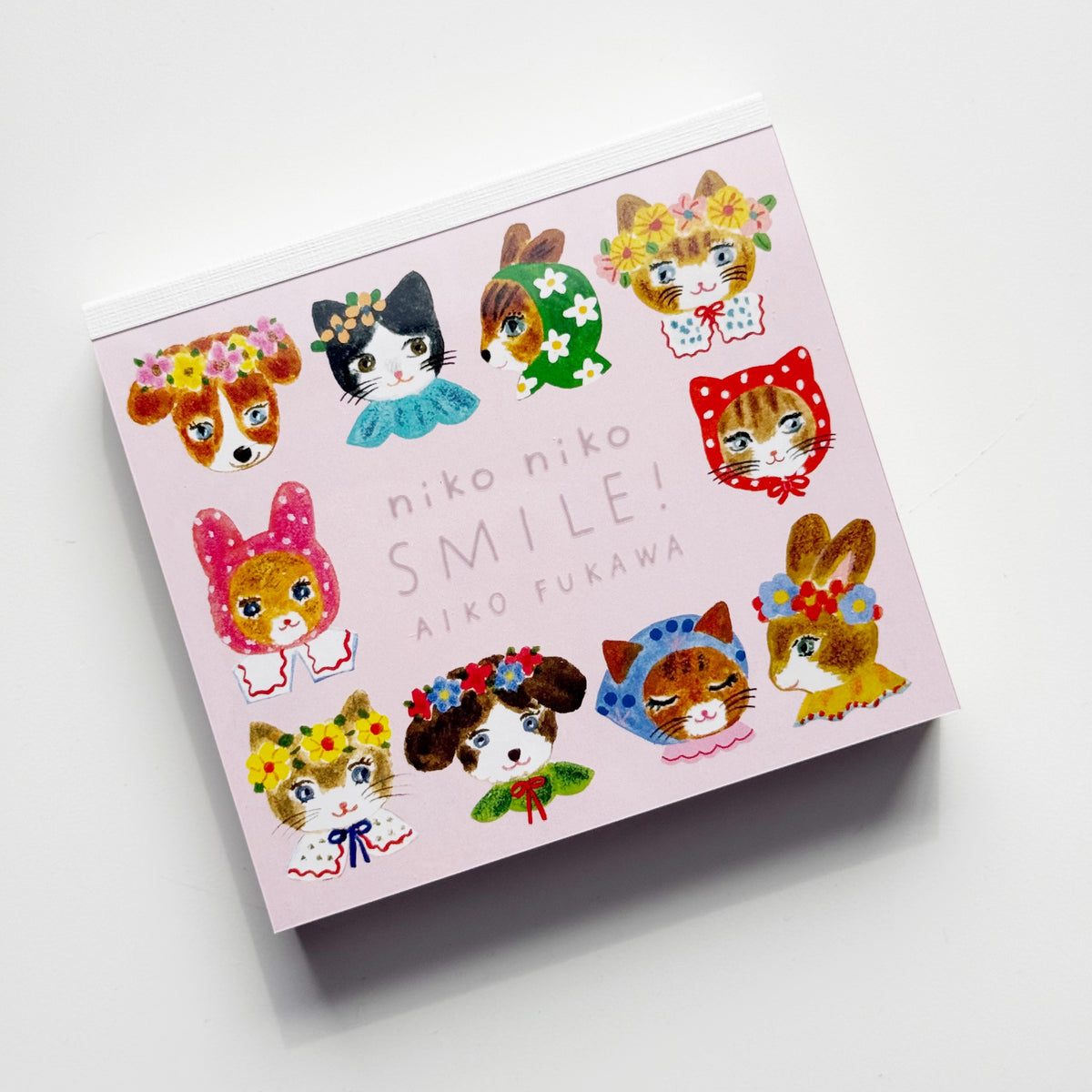 Aiko Fukawa Niko Niko Smile Memo Block – Calliope Paperie