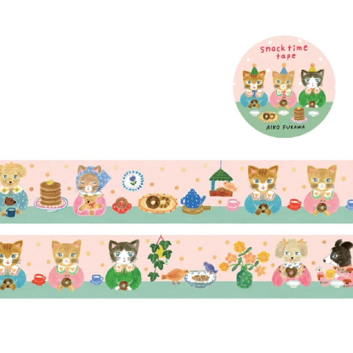 Aiko Fukawa Snack Time Washi Tape – Calliope Paperie
