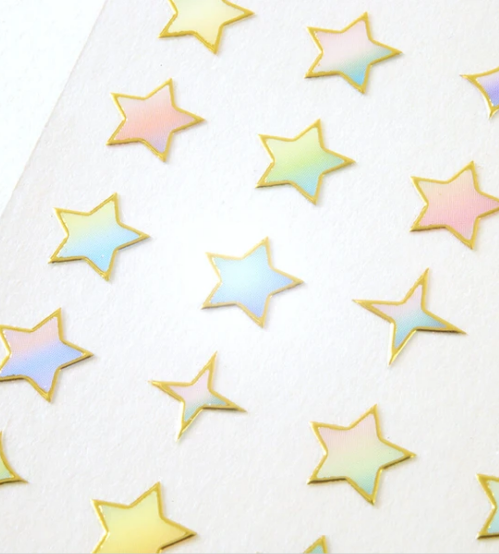 Stars and Sparkle Gem Sticker Sheet – Calliope Paperie