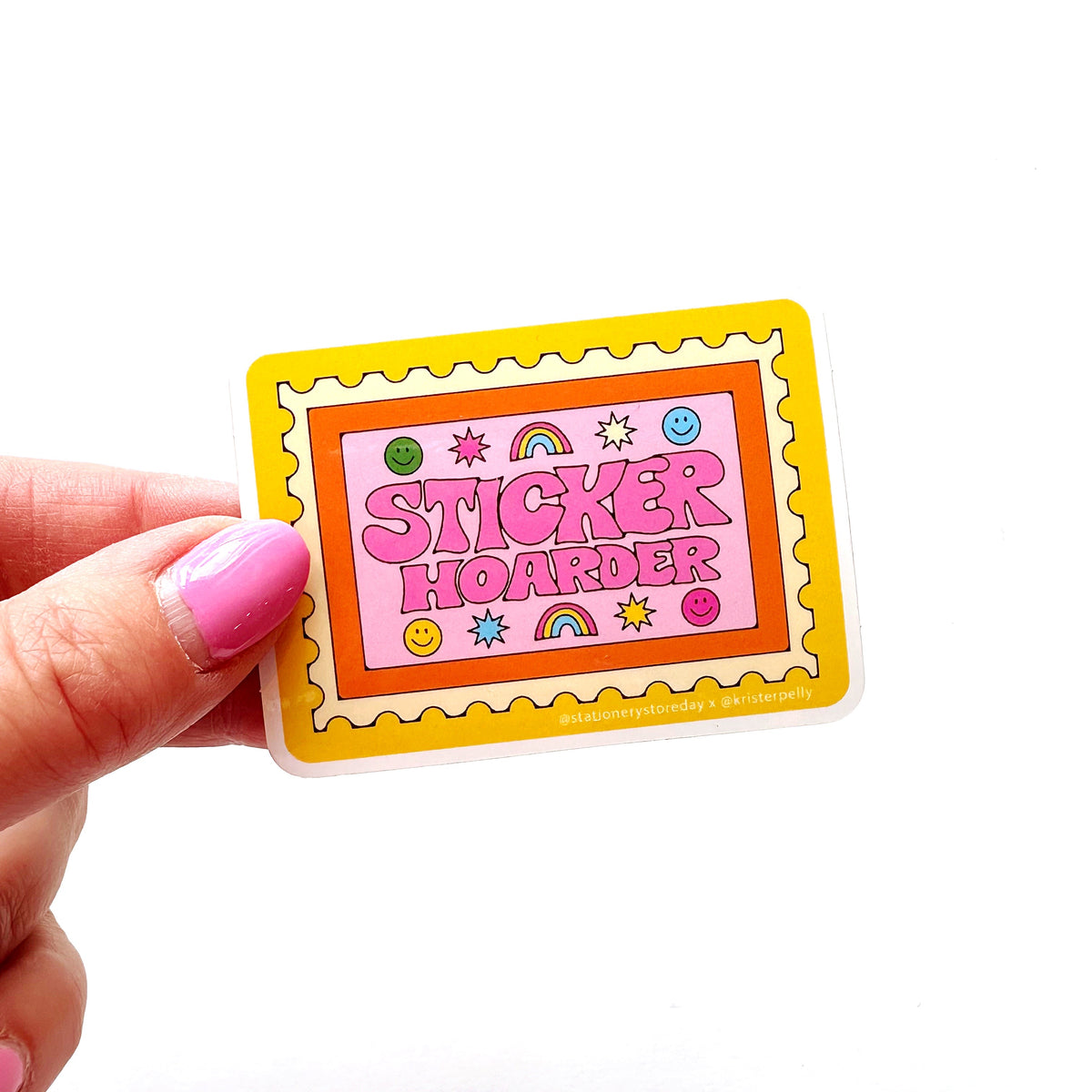 Sticker Hoarder Vinyl Sticker – Calliope Paperie