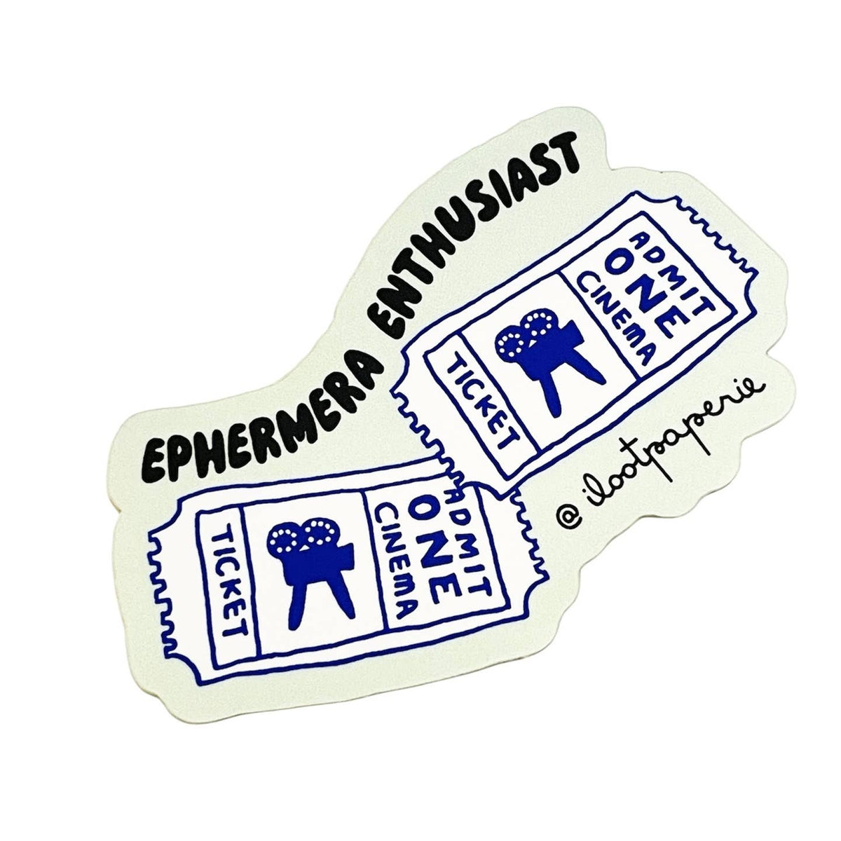 Ephemera Enthusiast Sticker – Calliope Paperie