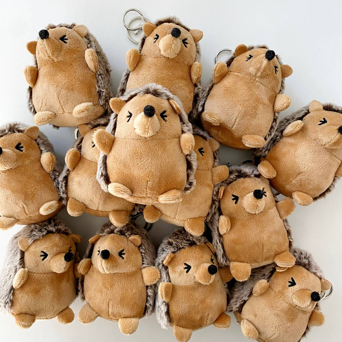 Mochi the Hedgehog Plushie Keychain – Calliope Paperie