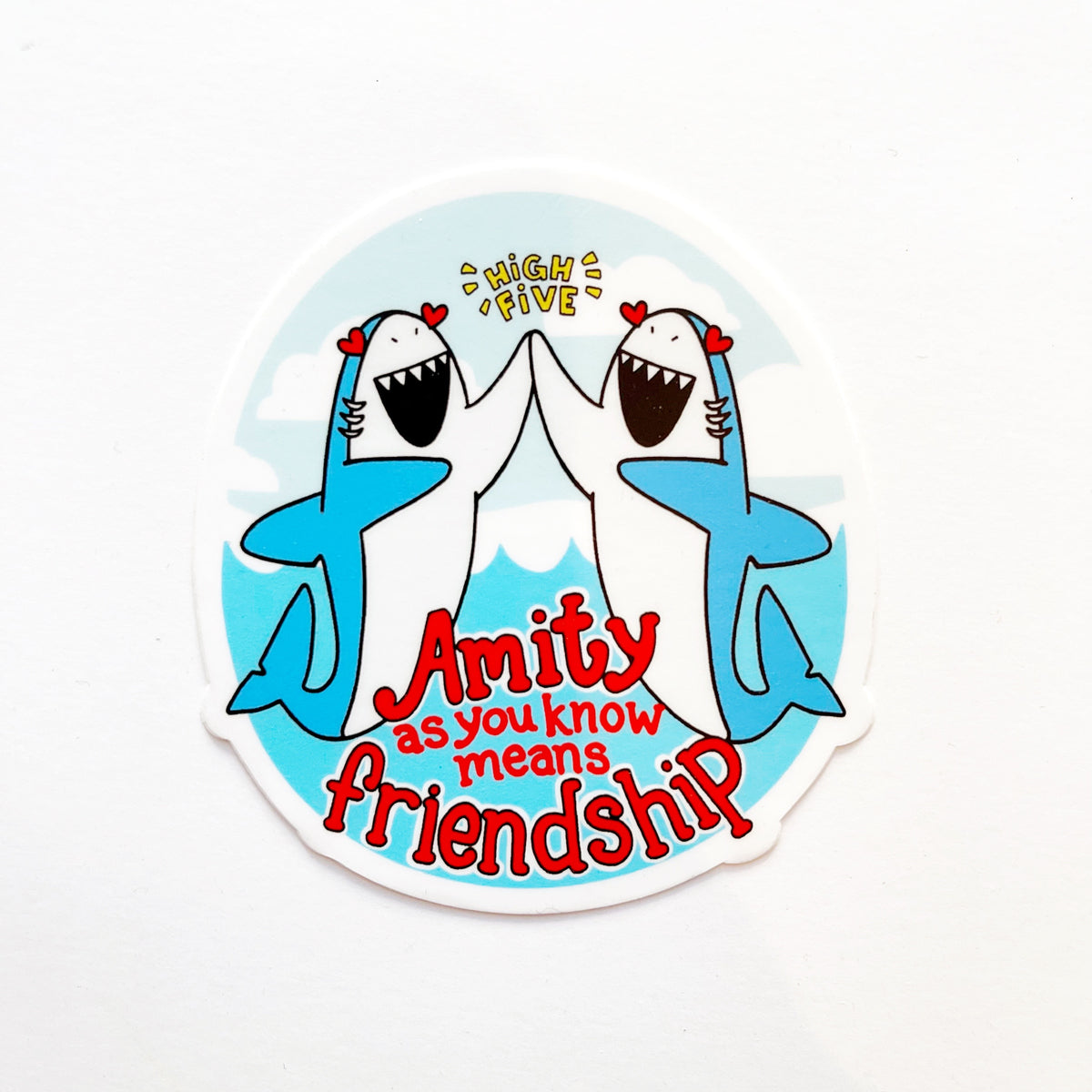 Amity Means Friendship Sticker – Calliope Paperie